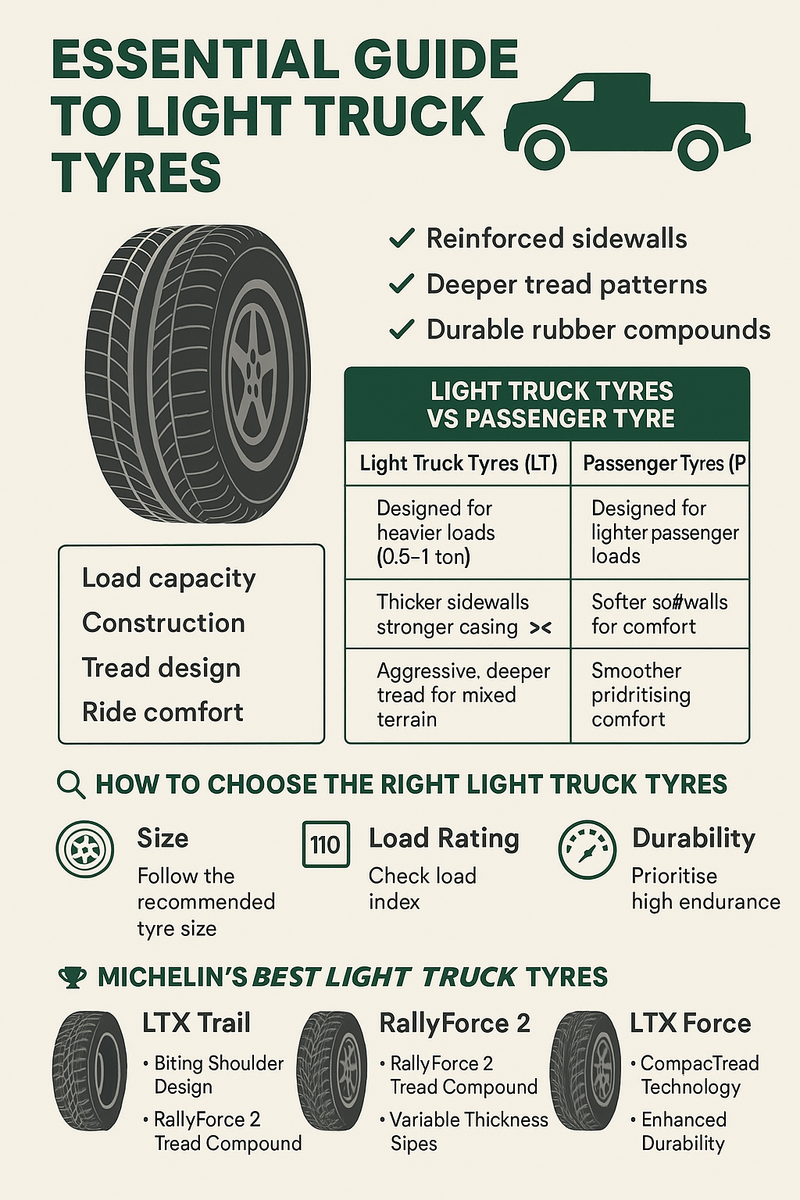 Essential Guide to Light Truck Tyres – Autosport Tyre World Magill