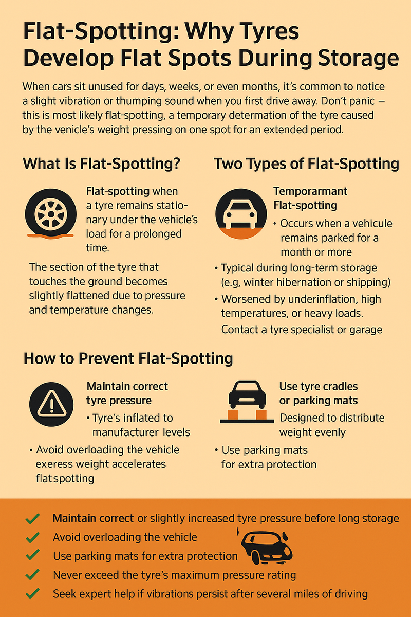 Flat Spotting Why Tyres Develop Flat Spots During Storage Autosport