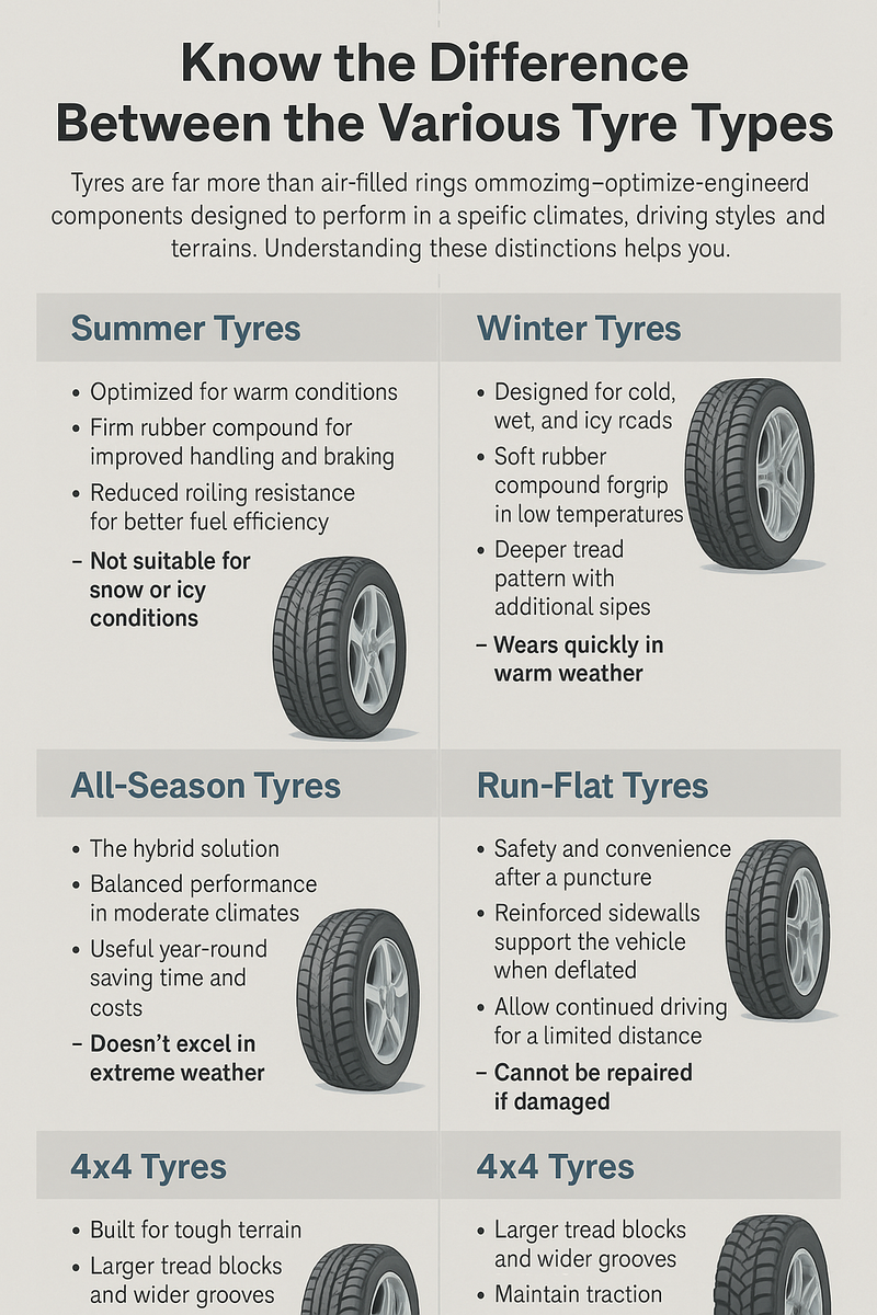 Tyre Types – Autosport Tyre World Magill