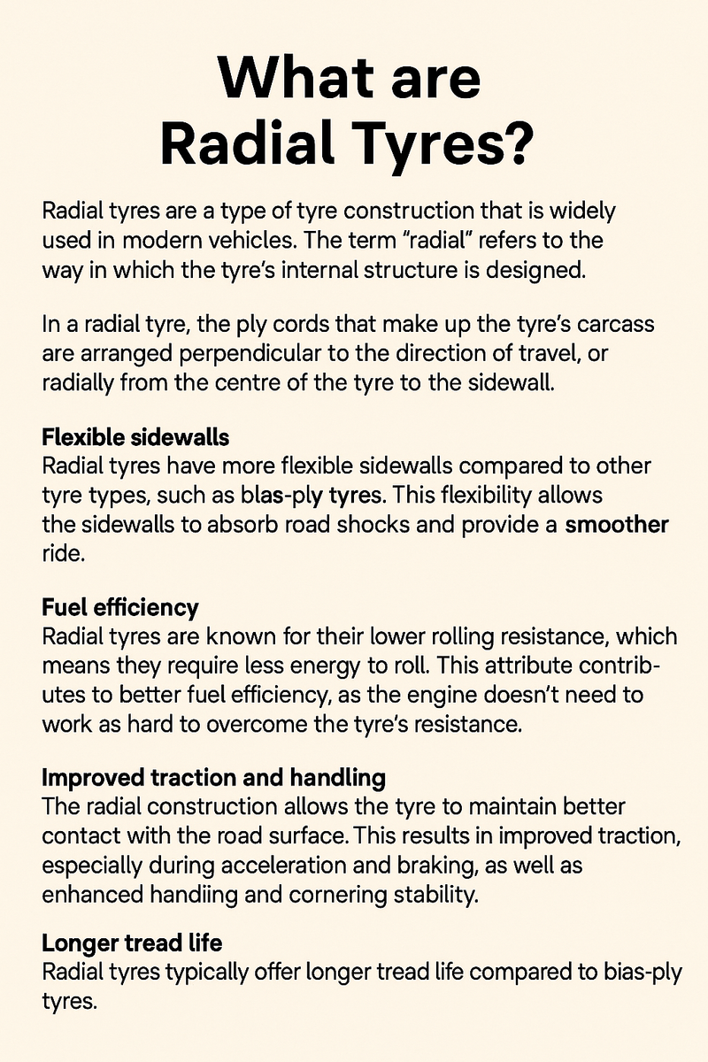 What are Radial Tyres? – Autosport Tyre World Magill
