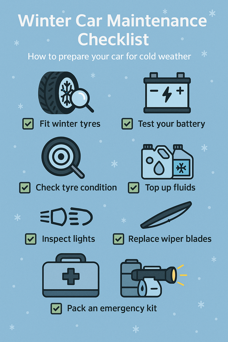 Winter Car Maintenance Checklist – Autosport Tyre World Magill