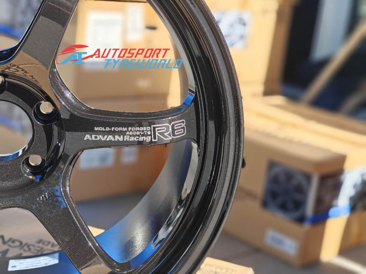 Yokohama Advan Racing R6 18 inch A90 Supra -Racing Titanium Black (TBK ...