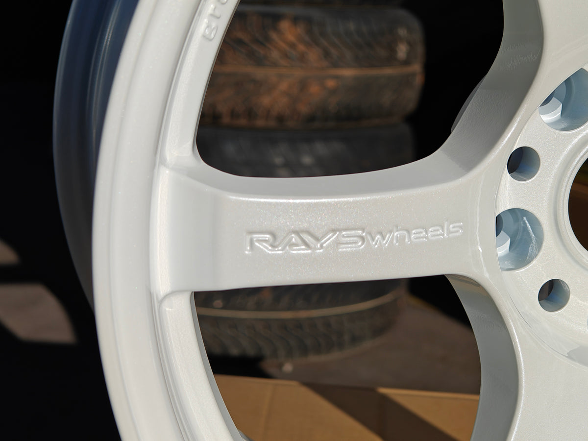 Rays Gram Light 57DR - Pearl White (CPP) – Autosport Tyre World Magill