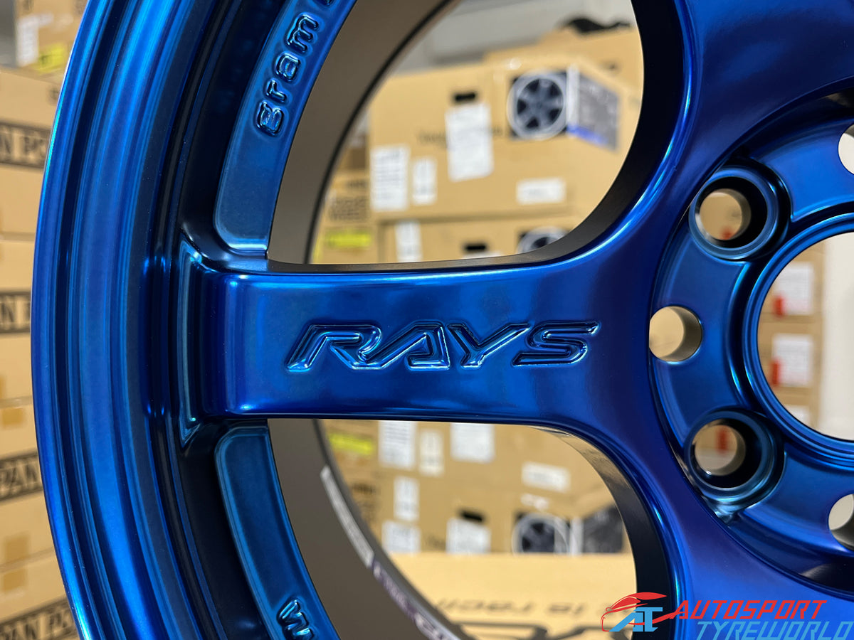 Rays Gram Light 57DR - 15 inch - Hype Blue – Autosport Tyre World Magill
