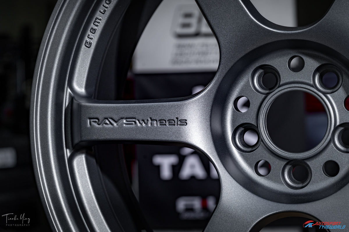 Rays Gram Light 57DR - Gun Blue – Autosport Tyre World Magill