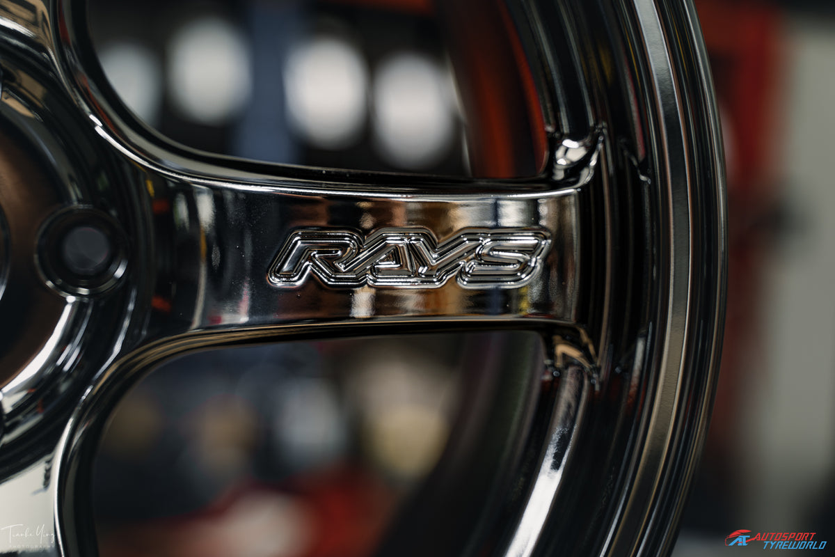 Rays Gram Light 57CR - Dark Chrome – Autosport Tyre World Magill