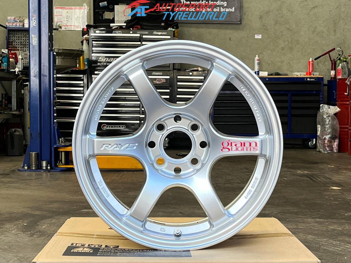 Rays Gram Light 57DR - Sunlight Sliver – Autosport Tyre World Magill